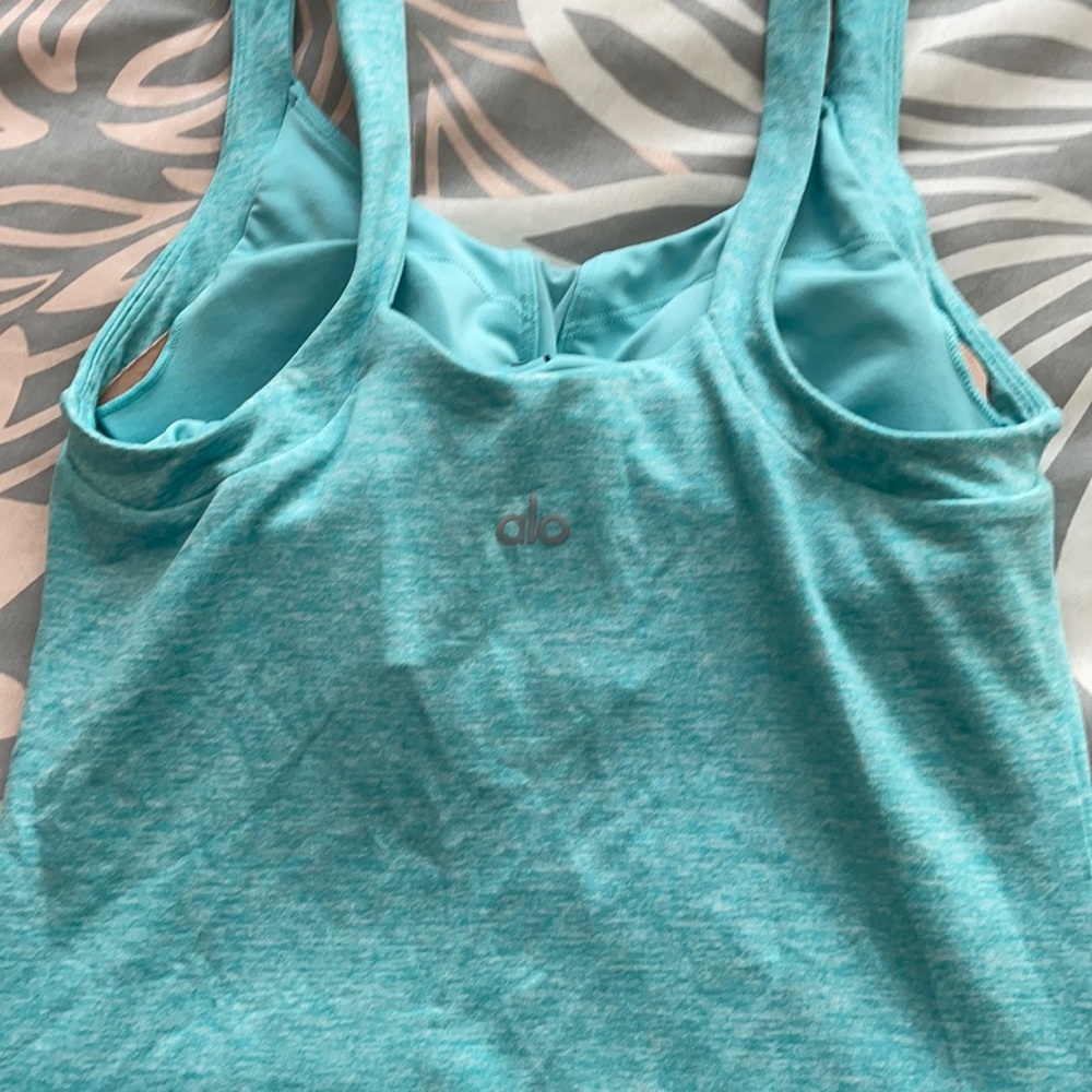 Alo Tank With Built In Removable Cups - Gem